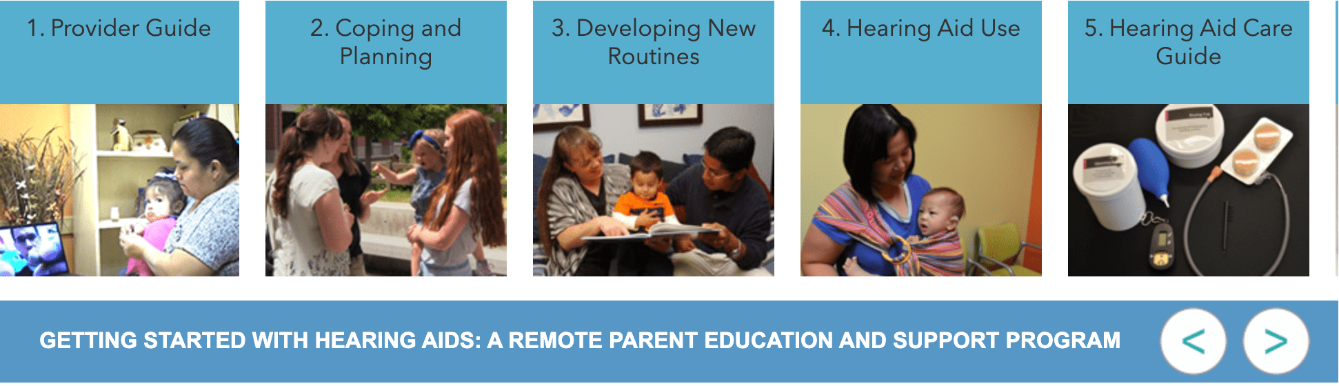 Screenshot of the six-week learning series, Getting Started with ...