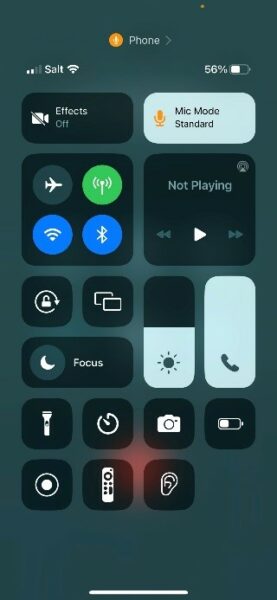 3. On the top-right corner of your screen tap on the Mic Mode. You see ...