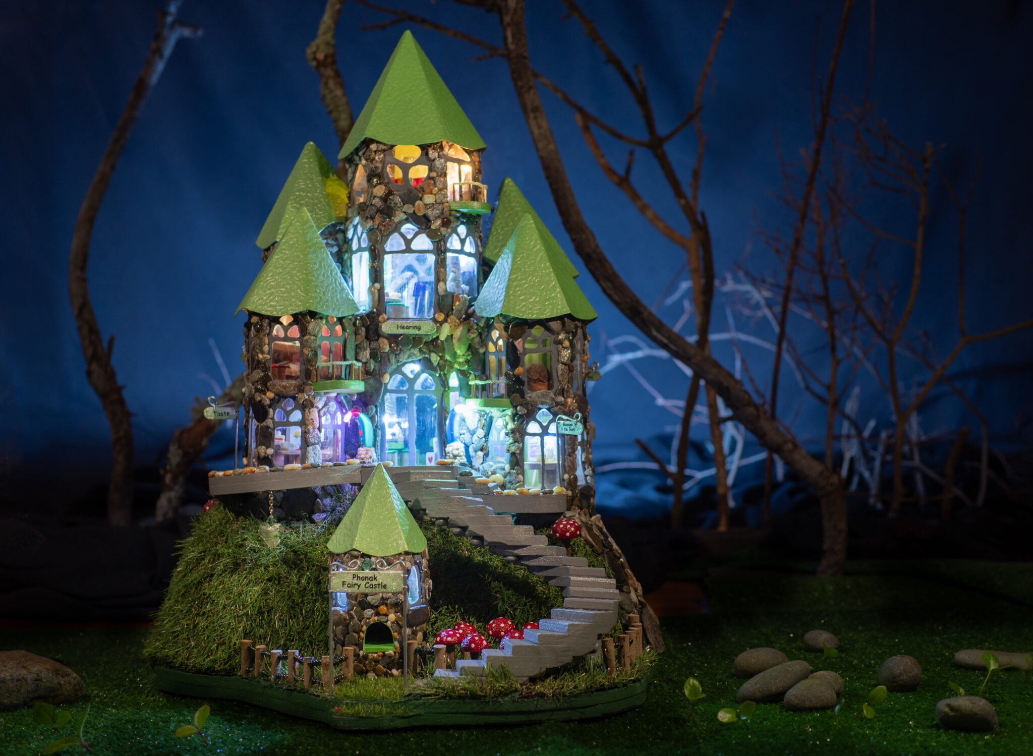 Figure 2. Phonak Fairy Castle: Five towers to represent each of our 5 ...